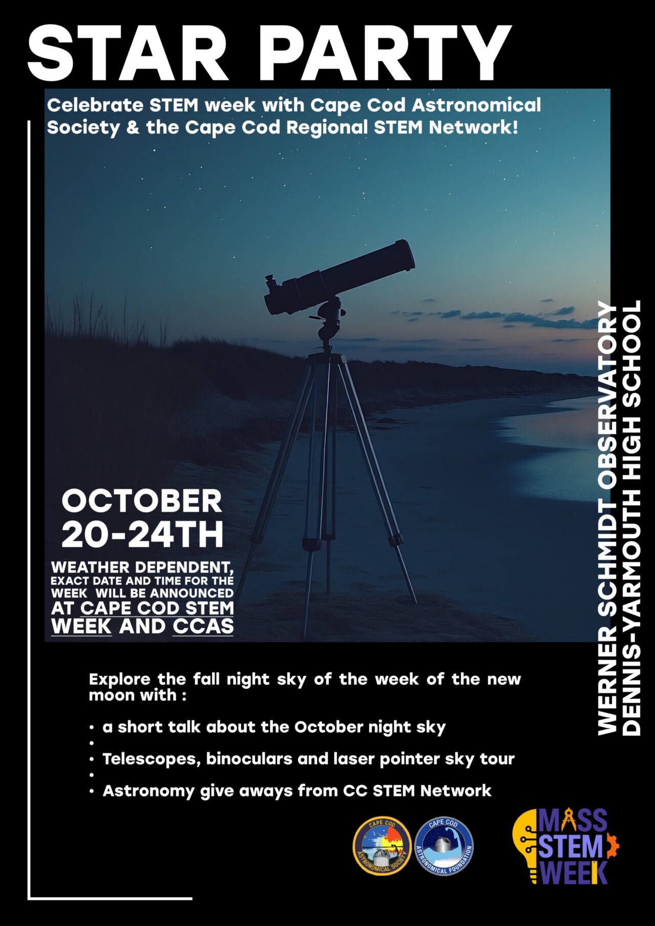 STAR PARTY - Weather dependent | Cape Cod Regional STEM Network